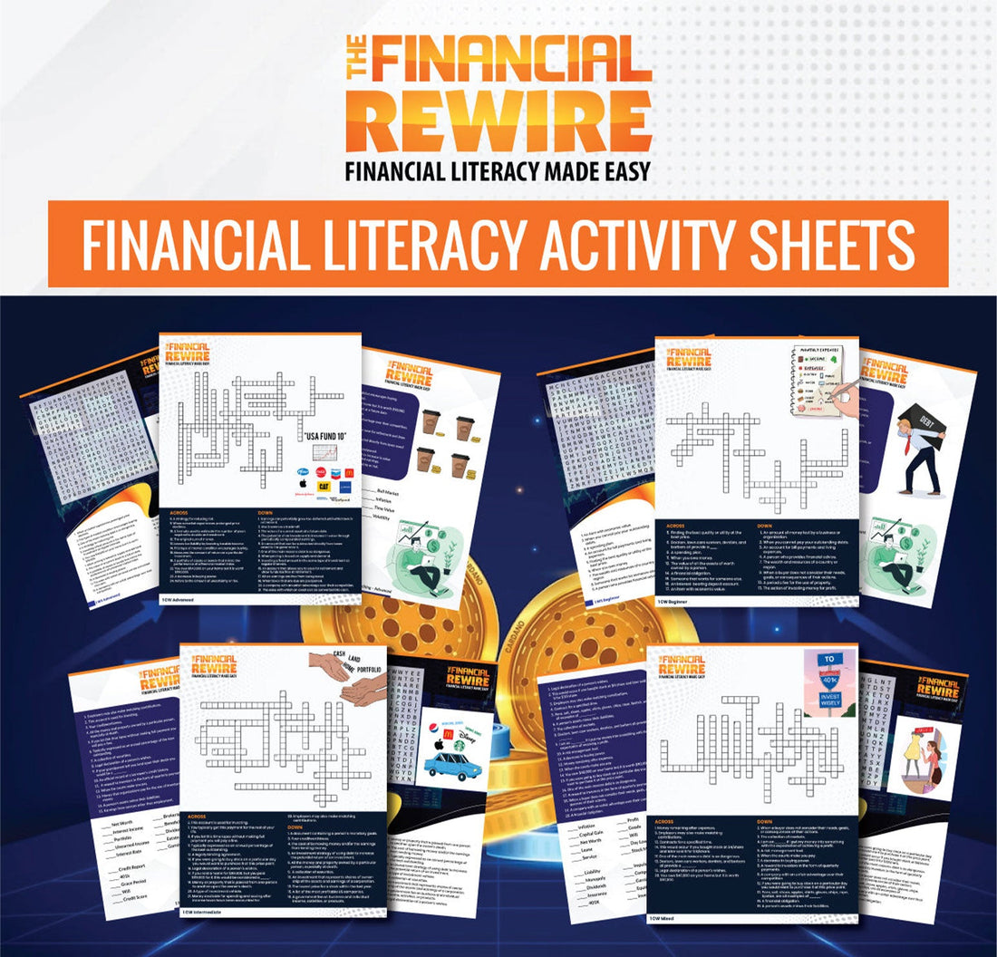 Printable 32 Financial Literacy Activity Sheets – Financial Rewire