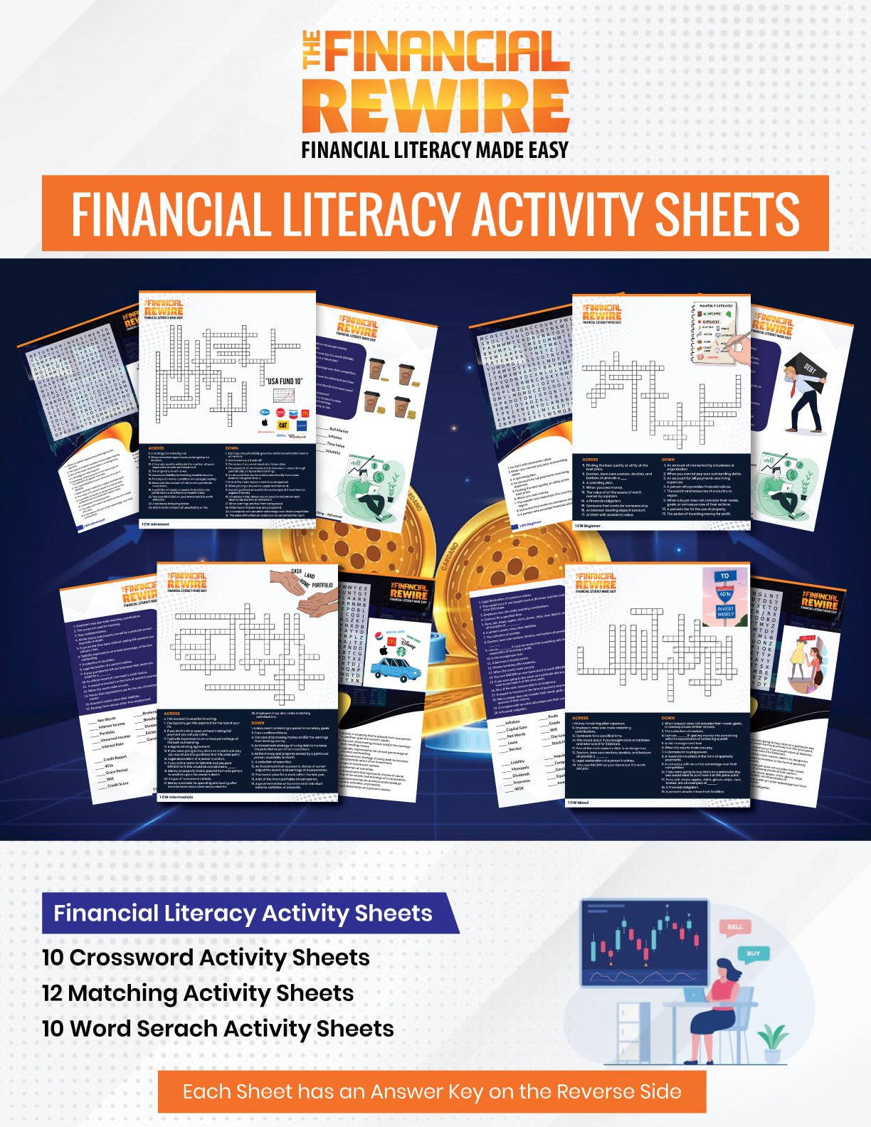 Printable 32 Financial Literacy Activity Sheets – Financial Rewire